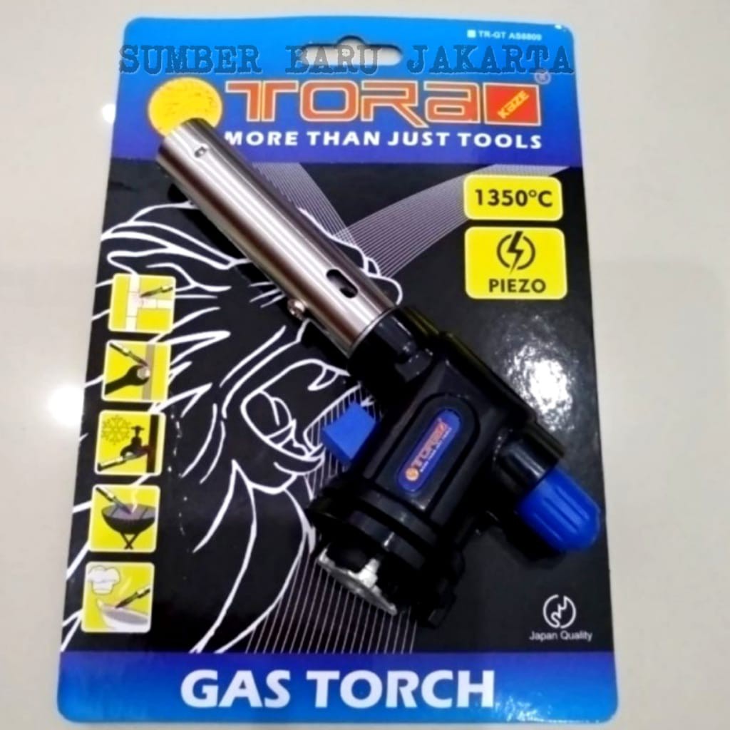 Jual Gas Torch Tora Portable Flame gun Las Butane Blow Torch Api Jet ...