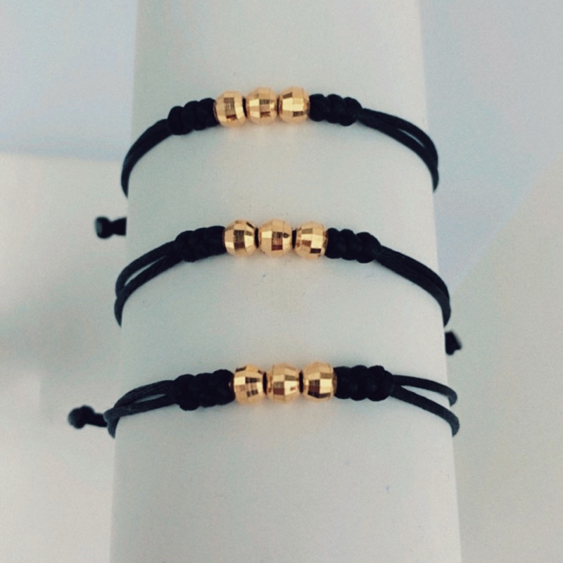 Jual Gelang Tali Emas 3 Bola Fashion - Toko Emas Gadjah | Shopee Indonesia