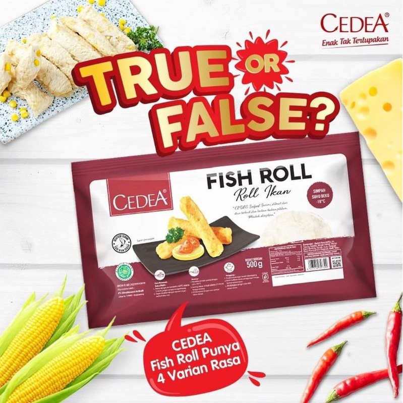Jual Cedea Fish Roll / Row Roll original 500gr | Shopee Indonesia