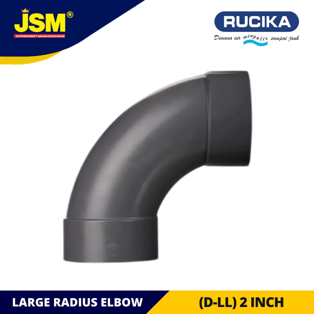 Jual RUCIKA LARGE RADIUS ELBOW 2 INCH (D-LL) | Shopee Indonesia