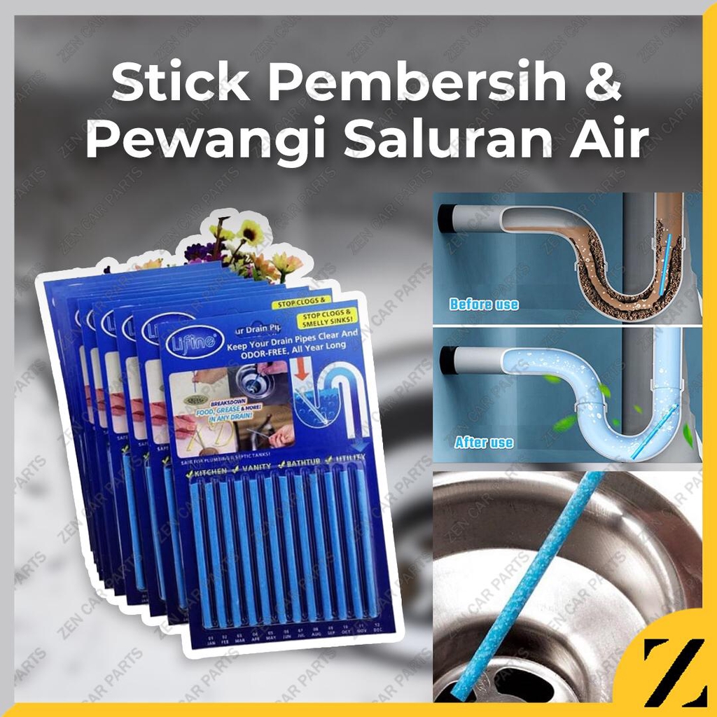 Jual Sani Stick Anti Sumbat Bau Untuk WC Stik Pembersih Saluran Air ...