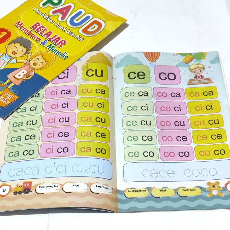 Jual BUKU Bermain Sambil Belajar Membaca Menulis Untuk Anak PAUD TK PRA ...