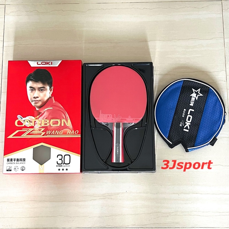 Jual Bet Pingpong Bat Tenis Meja Bat Pingpong LOKI 3star Carbon ORIGINAL Indonesia|Shopee Indonesia