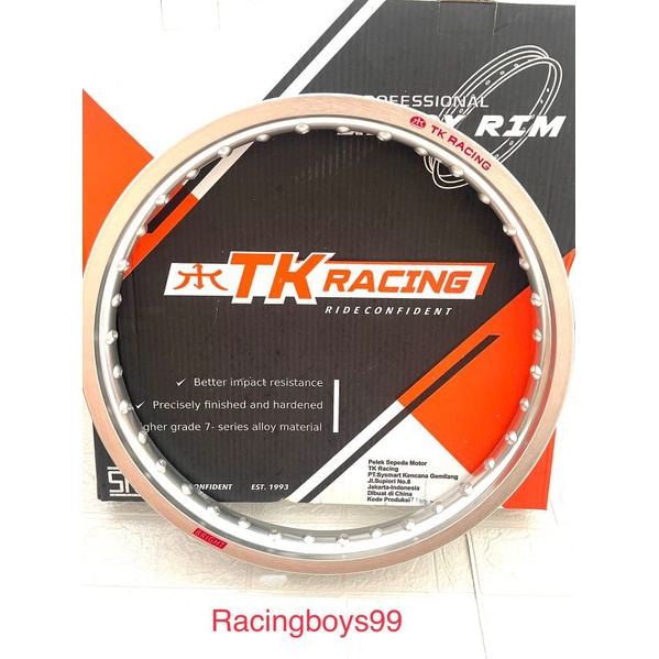 Jual Velg Ring 17 TK Racing Lebar 160 Silver Velg almunium 160 Ring 17 ...