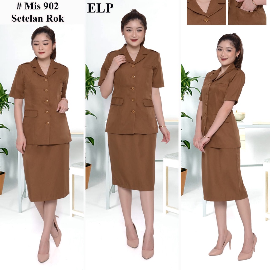 Jual Blazer baju kerja wanita seragam dinas ASN seragam dinas Pemda ...