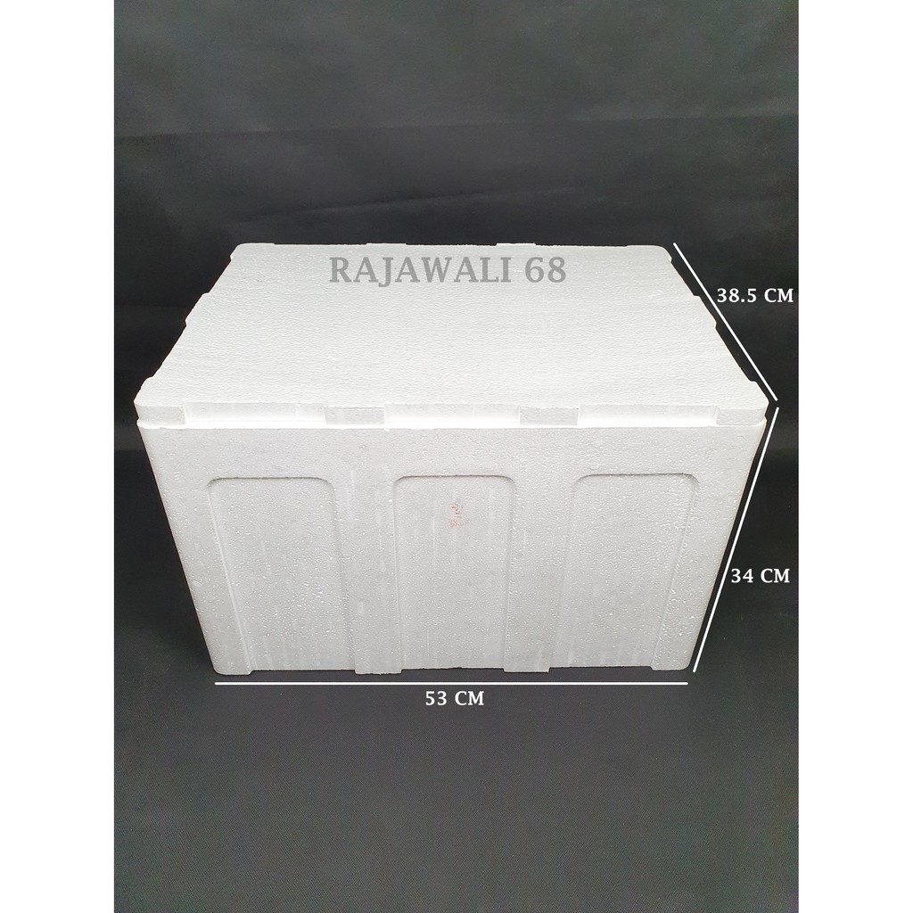 Styrofoam Box Uk. 53X38.5X34 cm | Udang | Box Sterofoam | Cooler Box ...