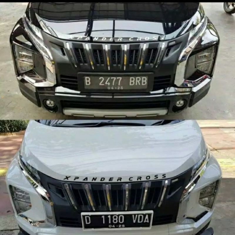 Jual grill expander xpander cross appolo hitam doff | Shopee Indonesia