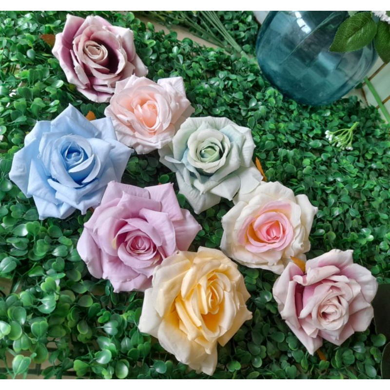 Jual Mawar premium - kepala bunga mawar artificial isi 30 pcs | Shopee ...