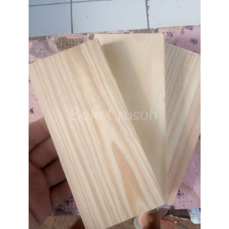 Jual papan kayu jati Belanda pinus serat bagus diy papan kecil 7X15 cm ...