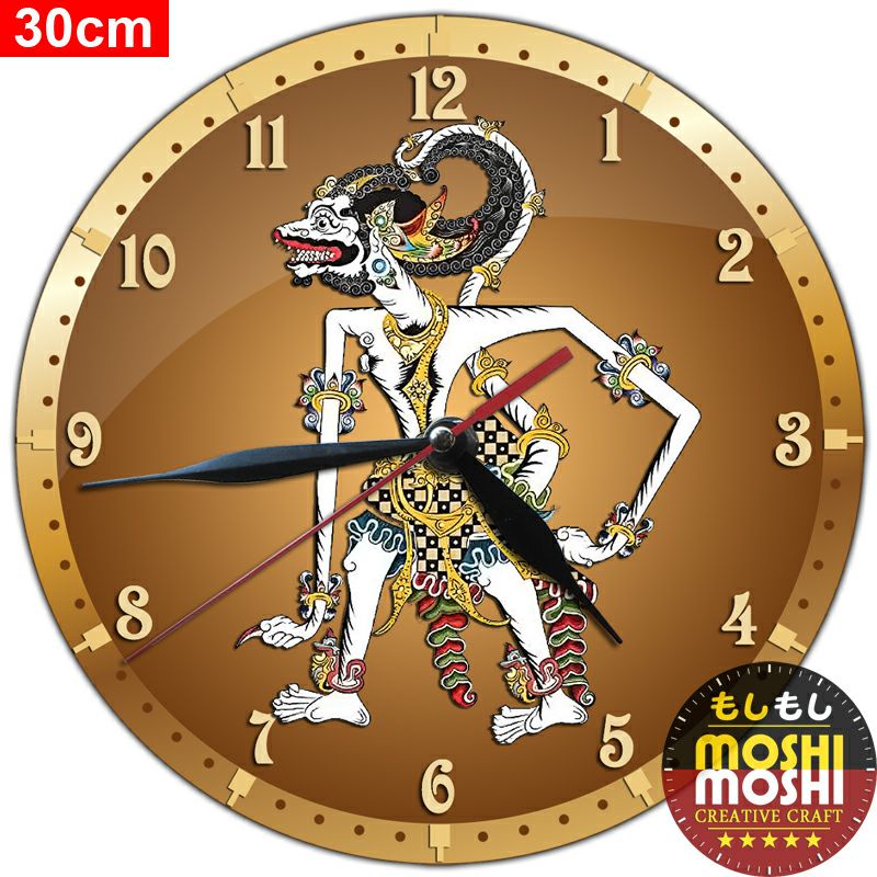 Jual Jam Dinding wayang Hanoman monyet putih keren | Shopee Indonesia