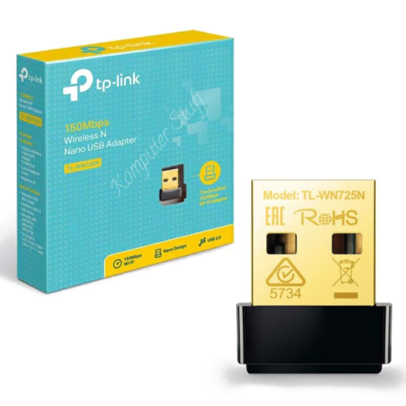 TP-LINK TL-WN 725N USB Wireless Adapter Penangkap Sinyal WiFi di PC ...