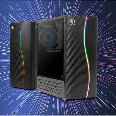 Jual Cube Gaming Loriz - Tempered Glass, ATX, 1x Rainbow RGB Fan Indonesia|Shopee Indonesia