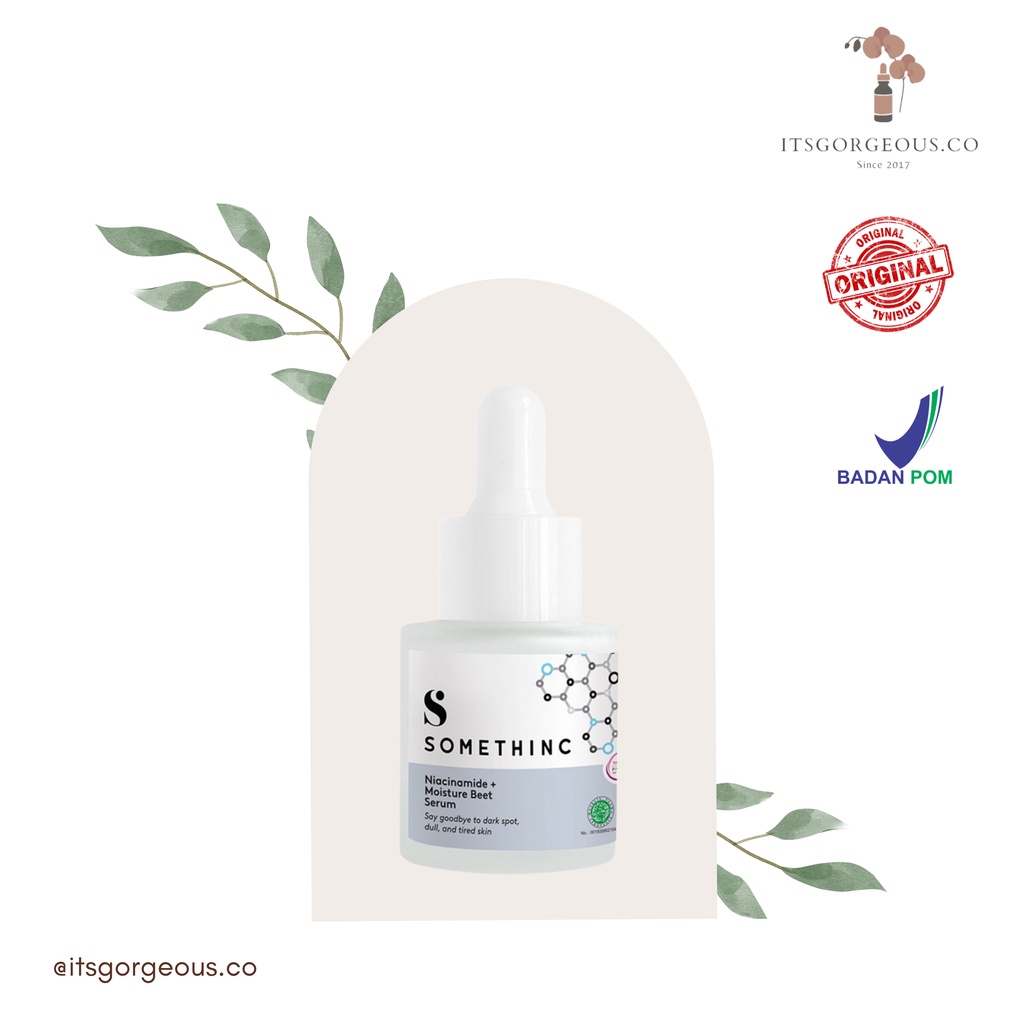 Jual 10% NIACINAMIDE + MOISTURE BEET SERUM SOMETHINC | Shopee Indonesia