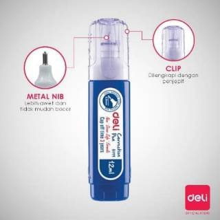 Jual TIP EX CAIR H 199 DELI CORRECTION PEN UJUNG BESI METAL NIB ...