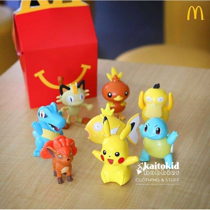 Jual Happy Meal Pokemon McD Pikachu Squirtle Magikarp Vulprix | Shopee ...