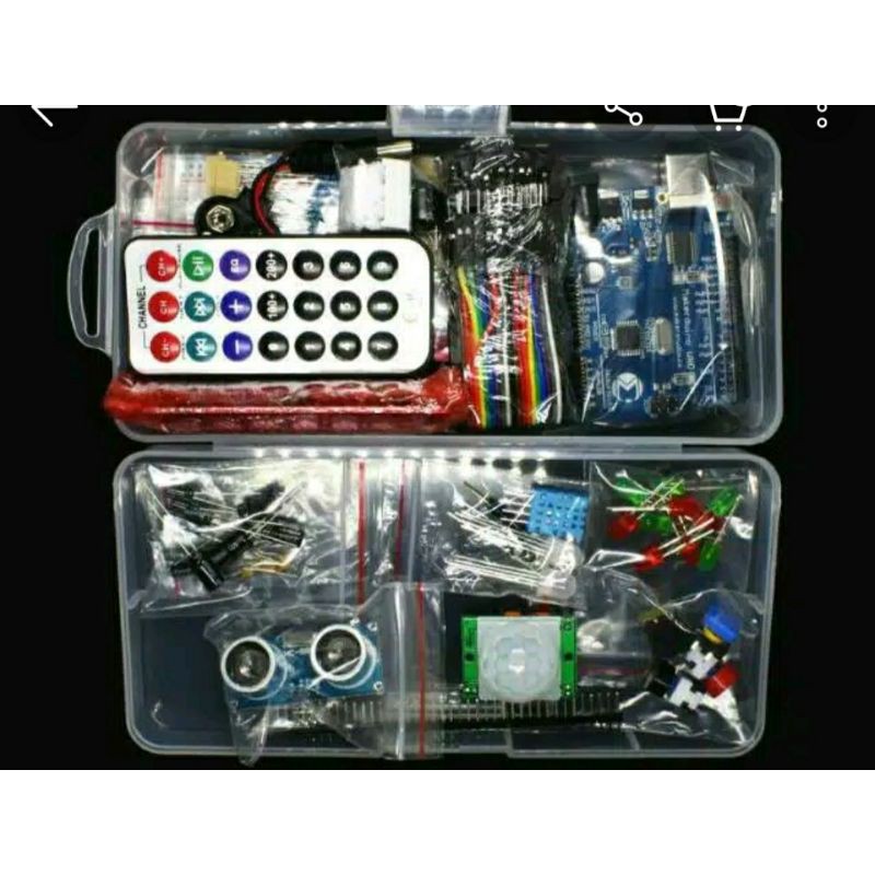 Jual Arduino uno r3 paket advance starter kit clone & Compatible | Shopee Indonesia