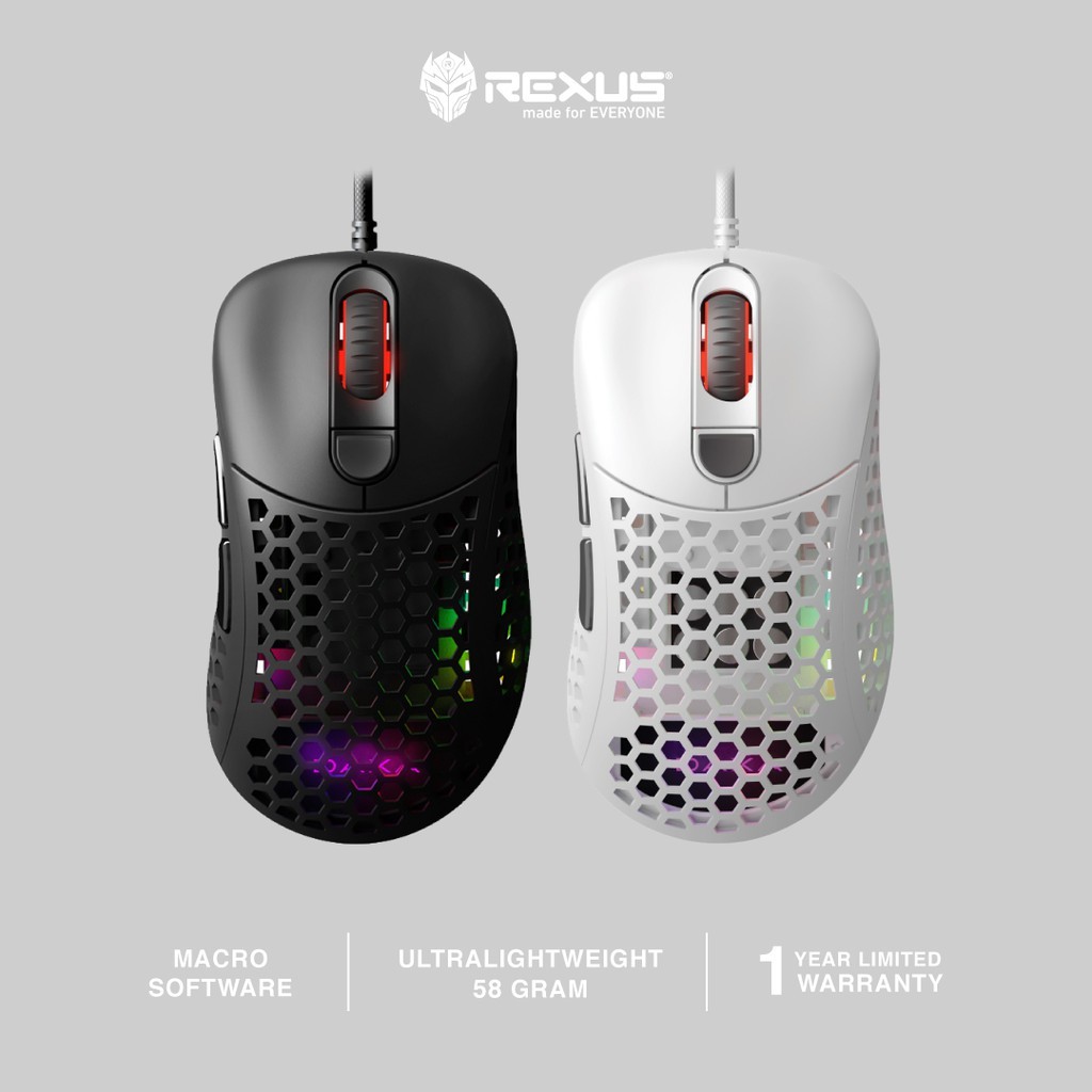 Rexus PRO Mouse Gaming Daxa Air | Shopee Indonesia