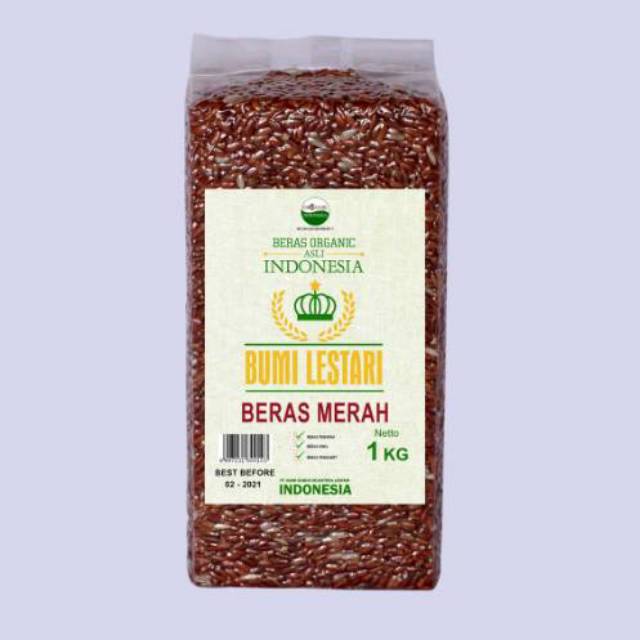 Jual Beras Merah Organik 1kg | Shopee Indonesia
