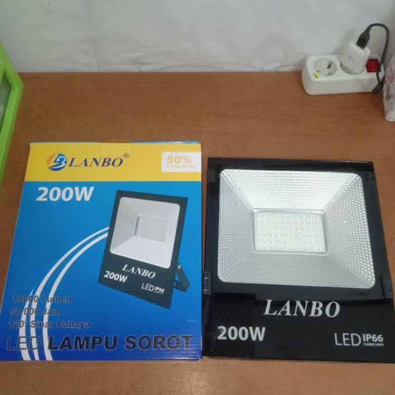 Jual lampu sorot LED Lanbo 200watt | Shopee Indonesia