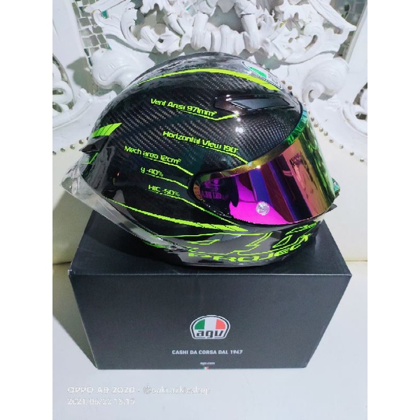 Jual AGV PISTA 46 PROJECT V3 CARBON Indonesia|Shopee Indonesia