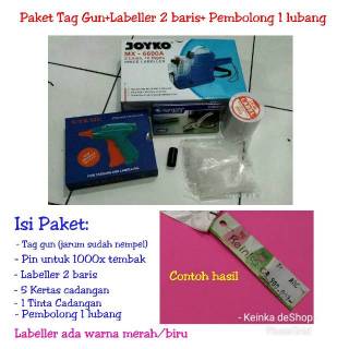 Jual Alat cetak tembak label harga bandrol price labeller 2 BARIS tinta ...
