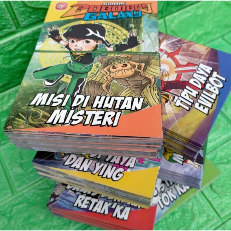 Jual 5 PCS 5 JUDUL KOMIK ANAK BOBOIBOY GALAXY VERSI BARU BOBOI FULL ...
