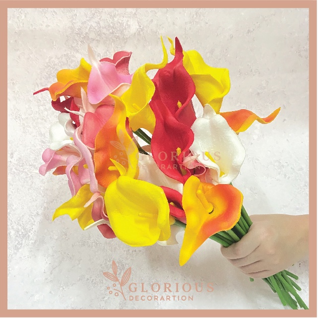 Jual Calla Lily Artificial Flower Bunga Lily Palsu Dekorasi Rumah ...