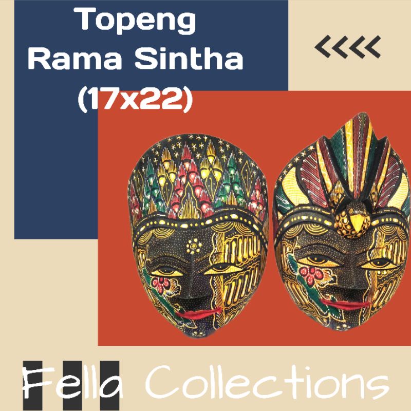Jual TOPENG RAMA SHINTA DEKORASI HIASAN DINDING | Shopee Indonesia