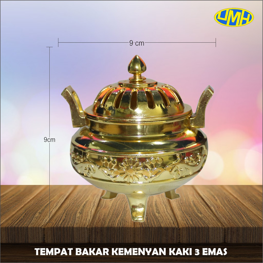 Jual Tempat Bakar Kemenyan Kaki emas | Shopee Indonesia