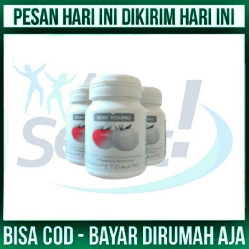 Jual Stay Young White Tomato Carotenoid +Premium Glutathione Original ...