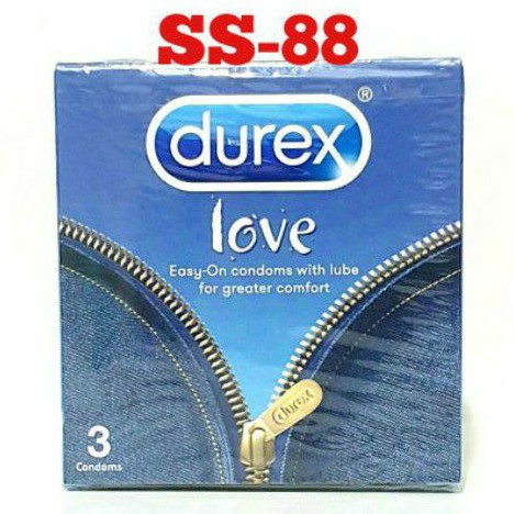 Jual DUREX LOVE ~ ISI 3 PCS ( BIRU SLETING) Indonesia|Shopee Indonesia