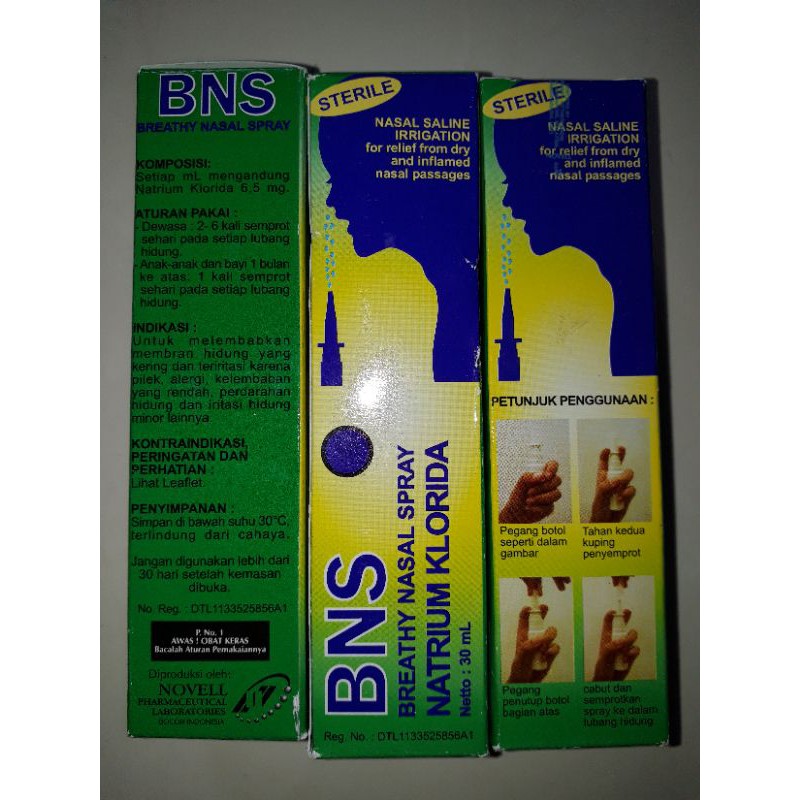 Jual BREATHY NASAL SPRAY / SEMPROT HIDUNG / NACL | Shopee Indonesia