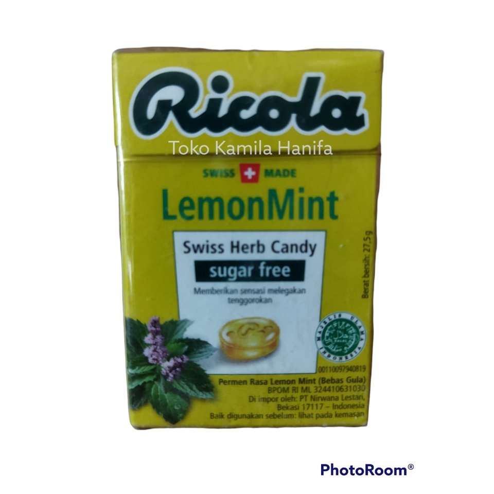 Jual Ricola Sugar Free Lemon Mint Swiss Herb Candy 27,5 gr | Shopee Indonesia