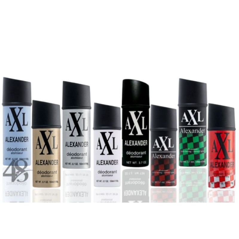 Jual AXL Alexander Body Spray Deodorant 150ML Indonesia|Shopee Indonesia