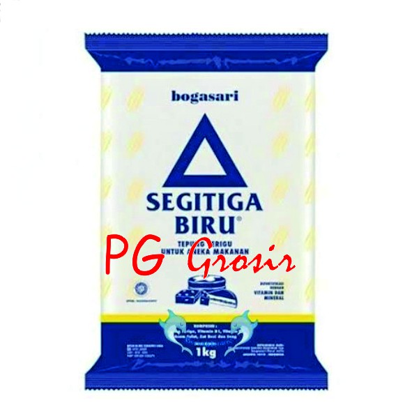 Jual Tepung Terigu Segitiga Biru 1 Kg Wheat Flour Indonesia Shopee