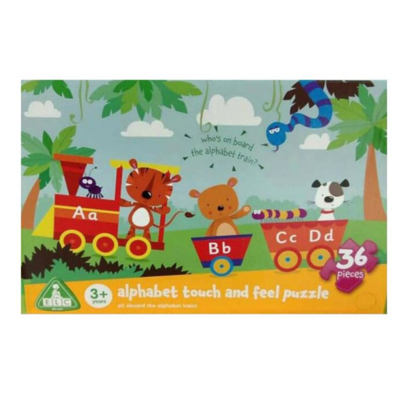 Jual ELC ALPHABET TOUCH AND FEEL PUZZLE ORIGINAL MAINAN EDUKASI PUZZLE ...