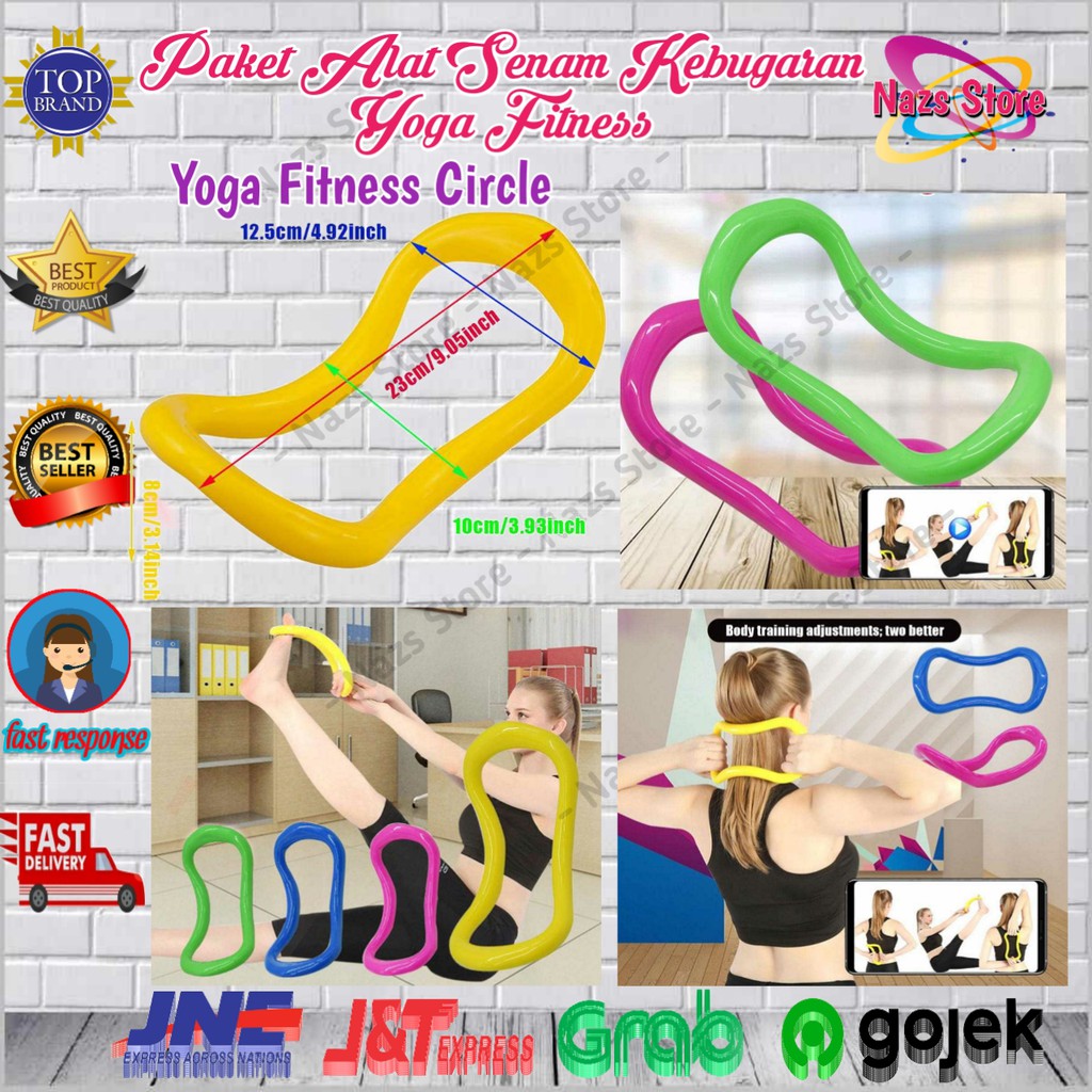 Jual Alat Senam Magic Ring Resistance Pilates Circle Yoga Fitness ...