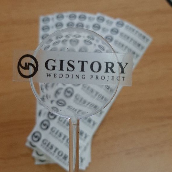 Jual Sticker Transparan Nama Untuk Souvenir Pernak pernik Murah ...