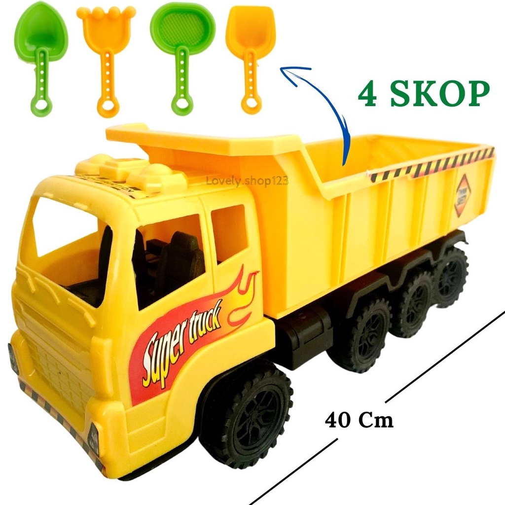 Jual dump truck TRUCK PASIR JUMBO MOBIL MOBILAN ANAK DUMP TRUCK MAINAN ...