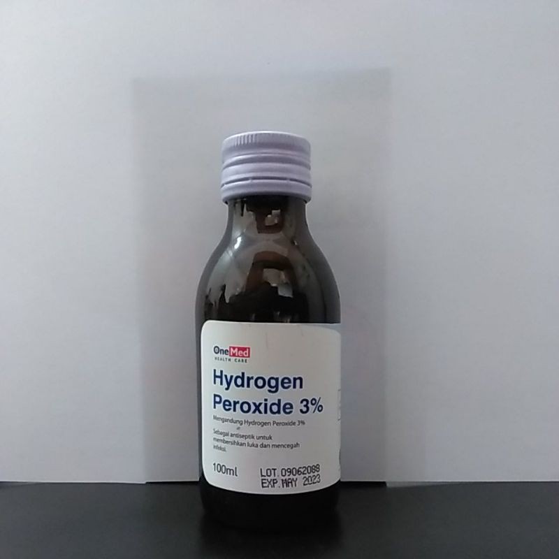 Jual Hydrogen peroxide 3% onemed 100ml Indonesia|Shopee Indonesia