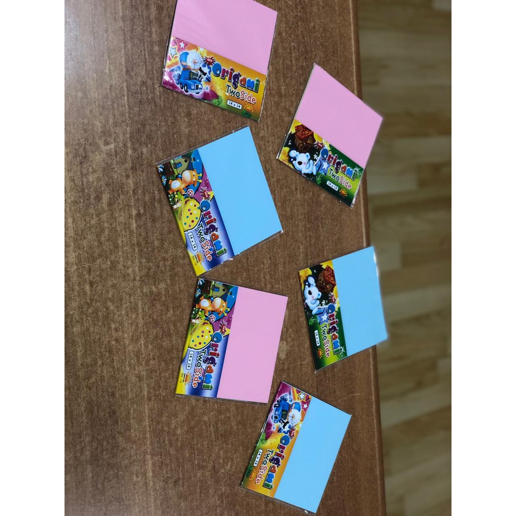 (5 pak) kertas origami 14 x 14 | pgmall