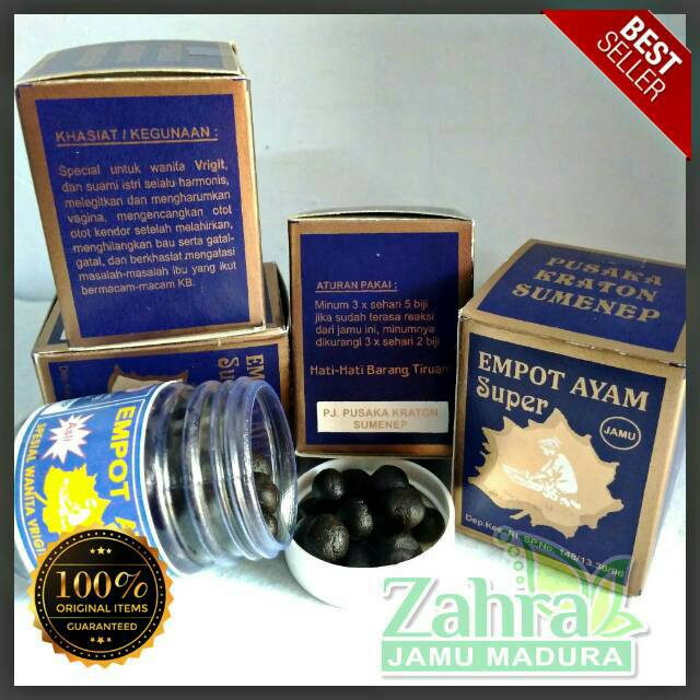 JAMU MADURA EMPOT AYAM SUPER (NY ZAITUN) 100% ASLI | Shopee Indonesia