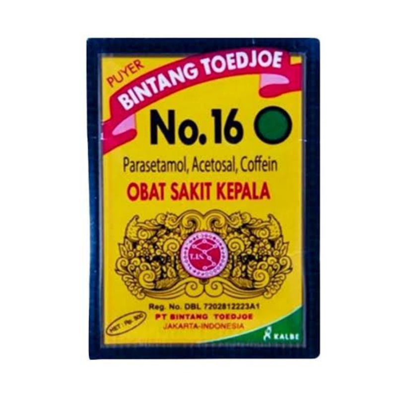 Jual puyer bintang tujuh no 16 | 1 lempeng 12 sachet | Shopee Indonesia