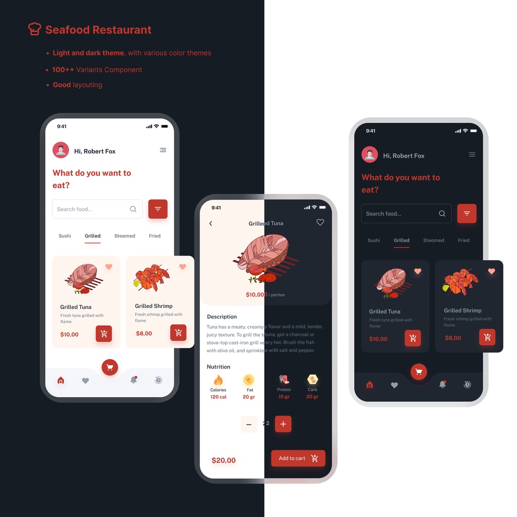 Jual Design Aplikasi UI/UX Restaurant | Shopee Indonesia