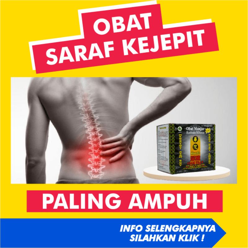 Jual Obat Saraf Syaraf Kejepit Sakit Pinggang Dan Kaki Encok Asam Urat Nyeri Sendi Lutut Otot ...