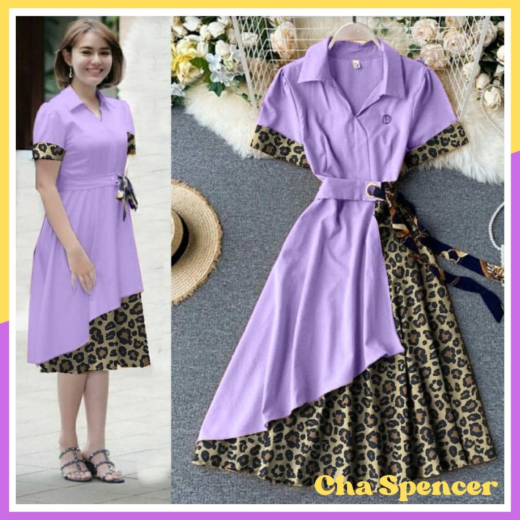 Jual Baju Dress Pesta Natal Wanita Remaja Modern Korean Style Simpel Elegan Anggun Trendy Viral ...