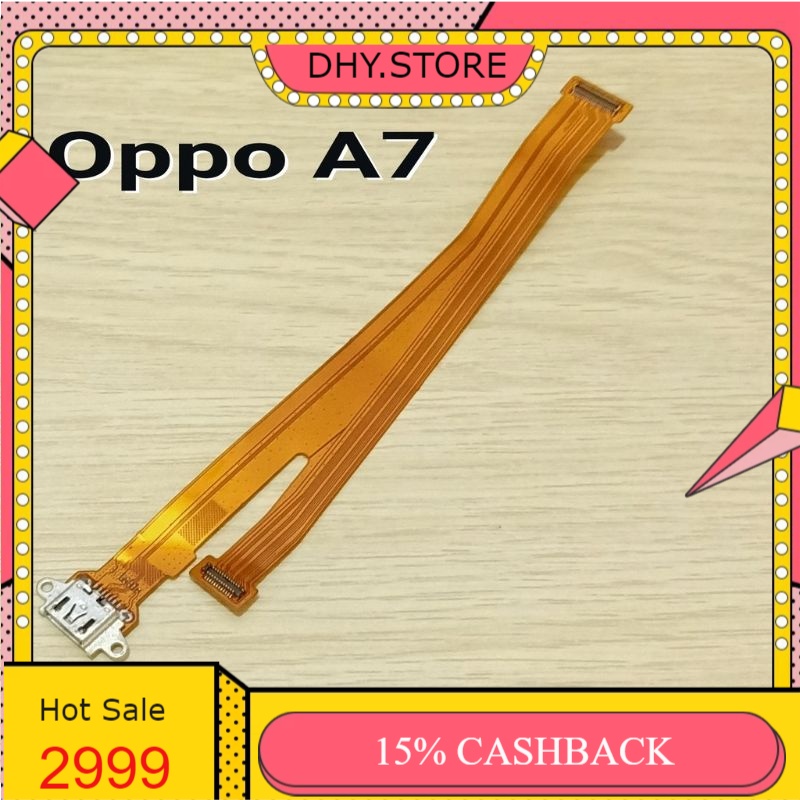 Jual Flexible Charger Flexi Cas Oppo A7 CPH1901 Original | Shopee Indonesia