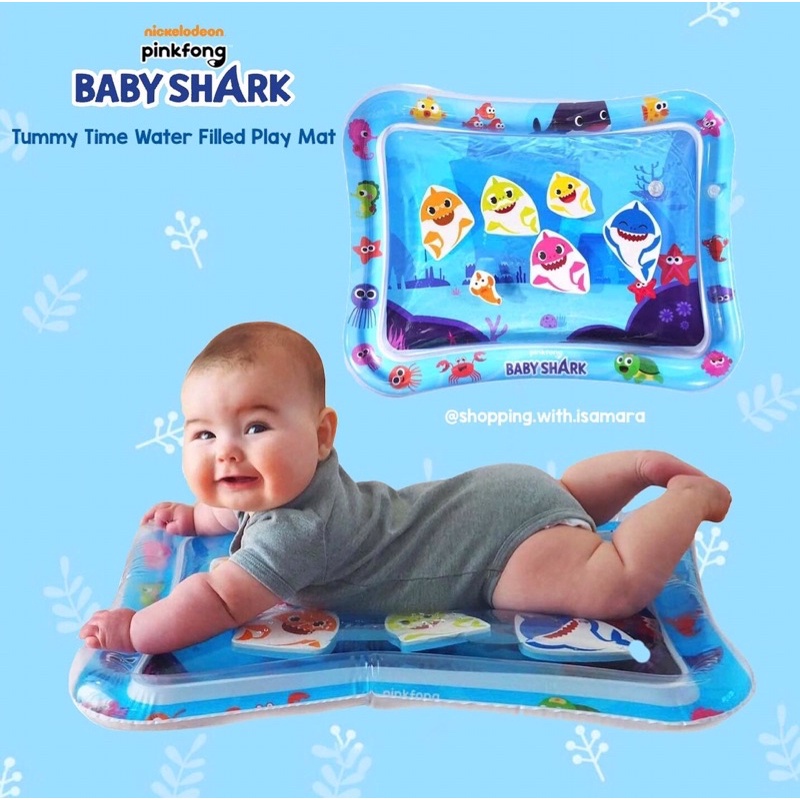Jual Pinkfong Baby Shark Tummy Time Water Filled Playmat | Shopee Indonesia