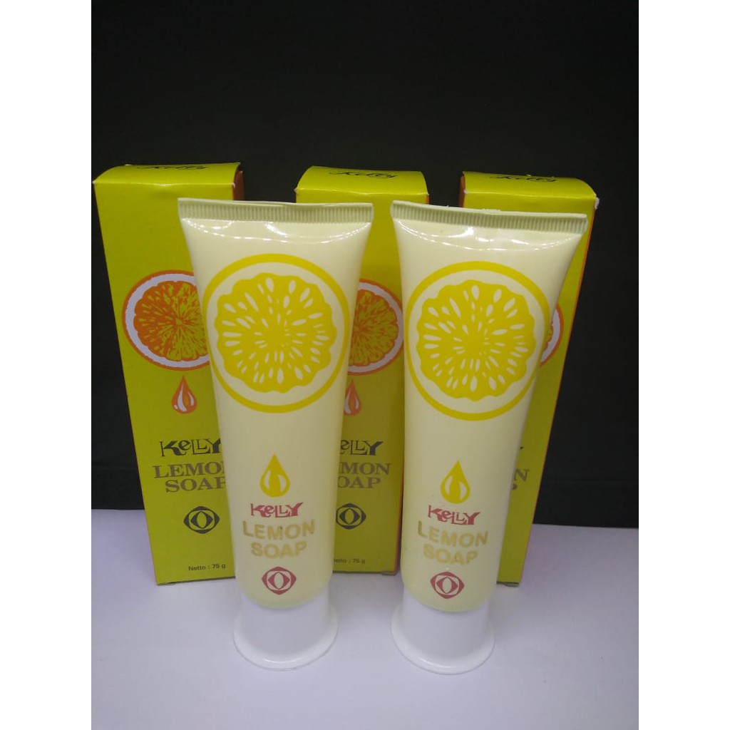 Jual KELY SABUN KELLY LEMON SOAP BESAR 75ML BPOM | Shopee Indonesia