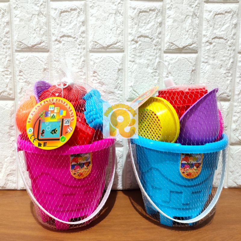 Jual Mainan Ember Cetakan Bermain Pasir Pantai Beach Toys | Shopee ...